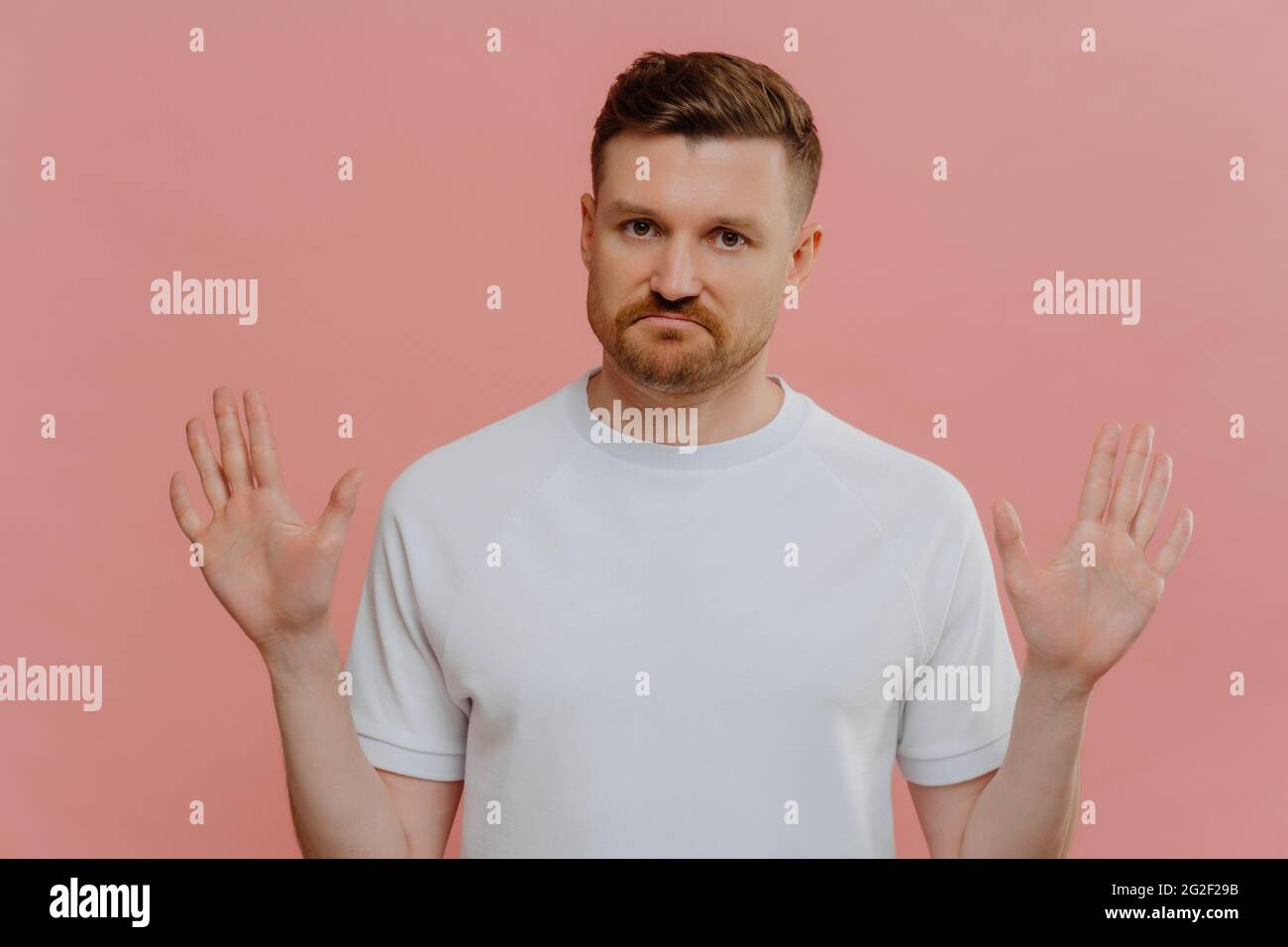 African man showing no sign hi-res stock photography and images - Alamy
