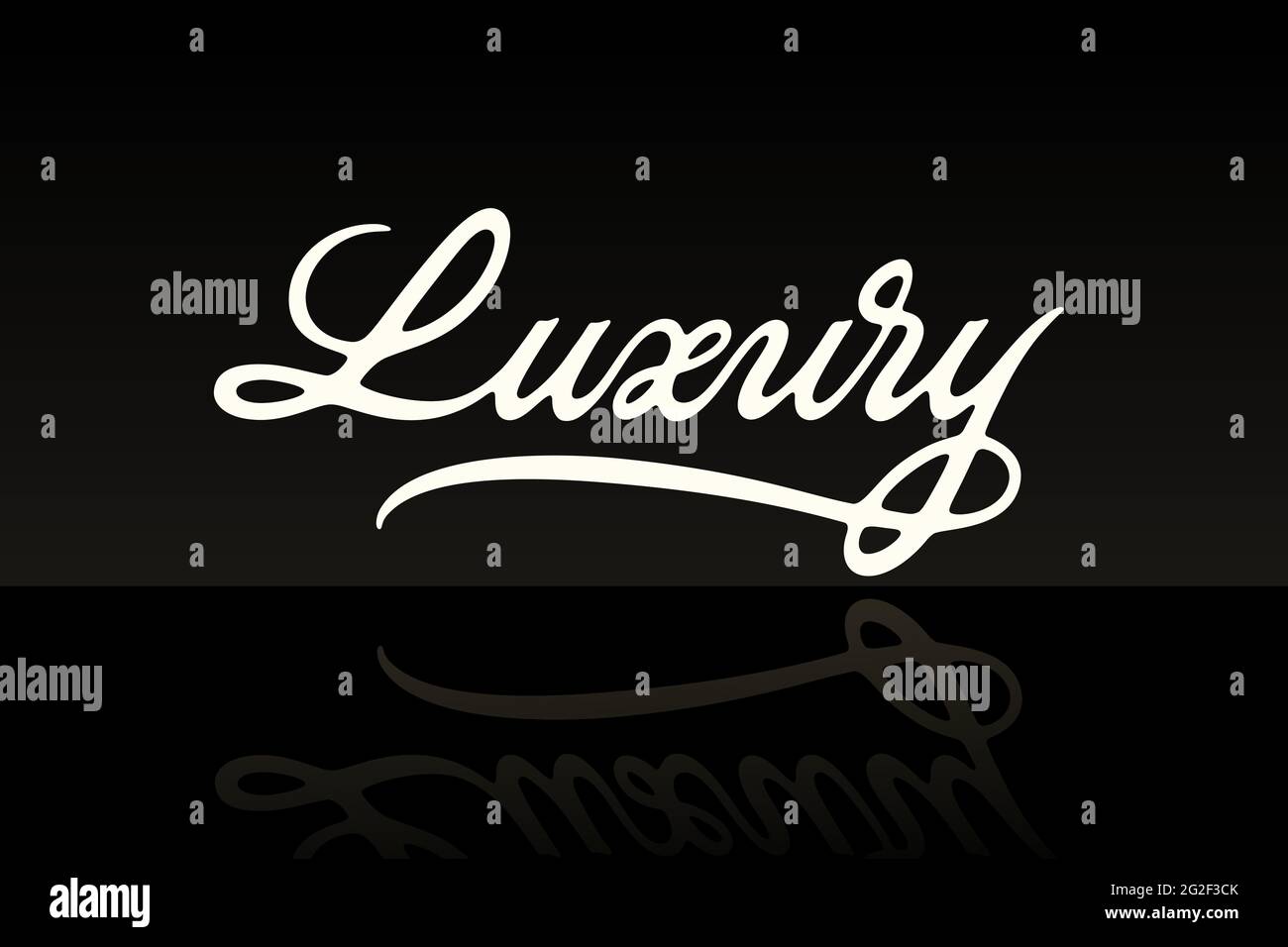 Luxury vector lettering Stock Vector Image & Art - Alamy