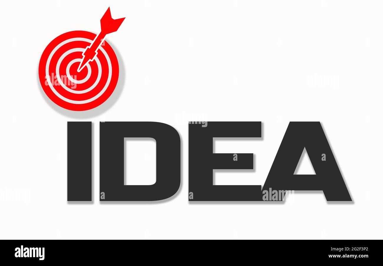 Innovation idea arrows Cut Out Stock Images & Pictures - Alamy