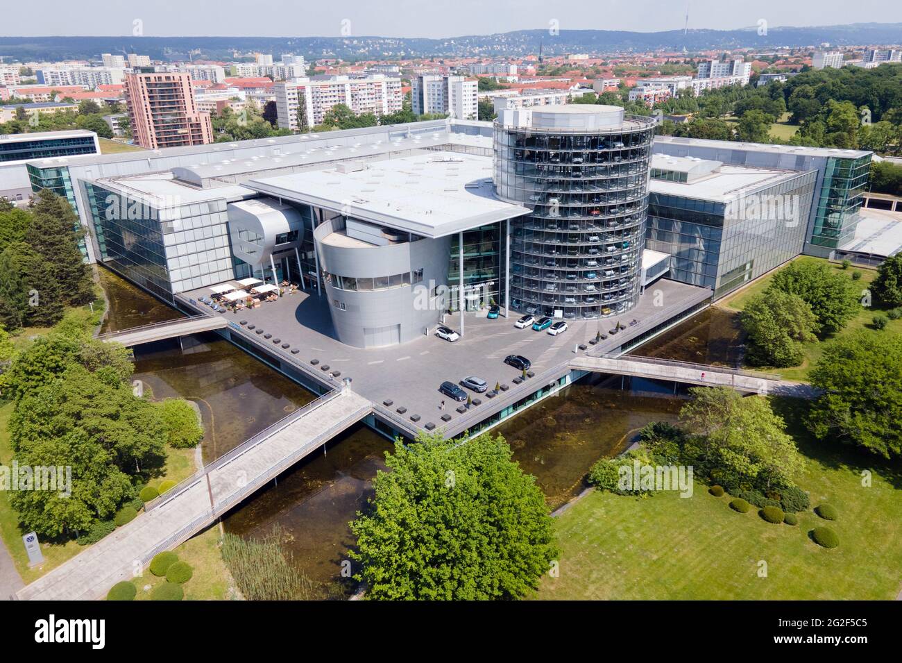 Dresden, Germany. 08th June, 2021. The site of Volkswagen's Transparent ...