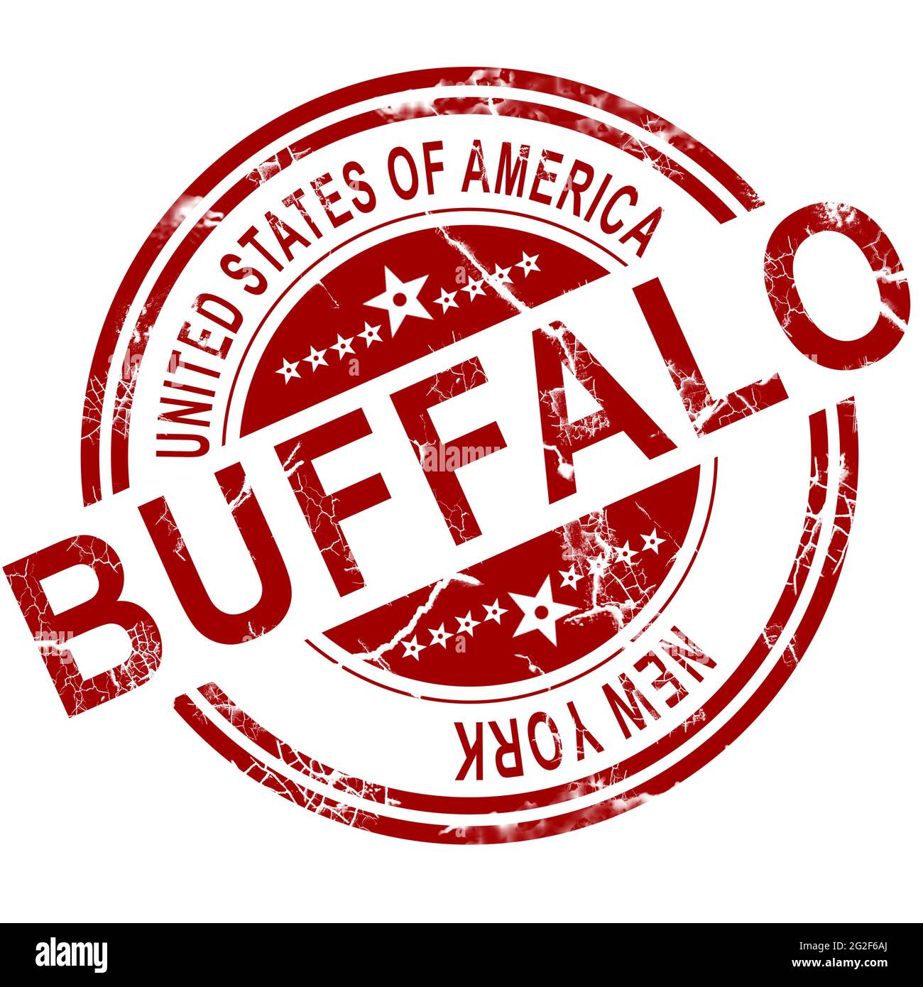 Red Buffalo with white background, 3D rendering Stock Photo - Alamy