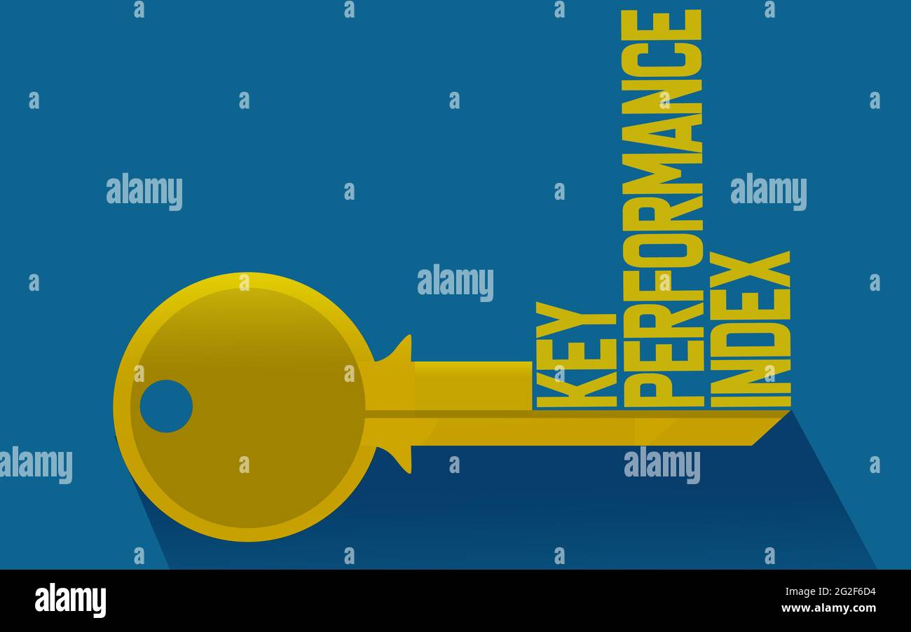 Key performance index word on key, 3D rendering Stock Photo - Alamy