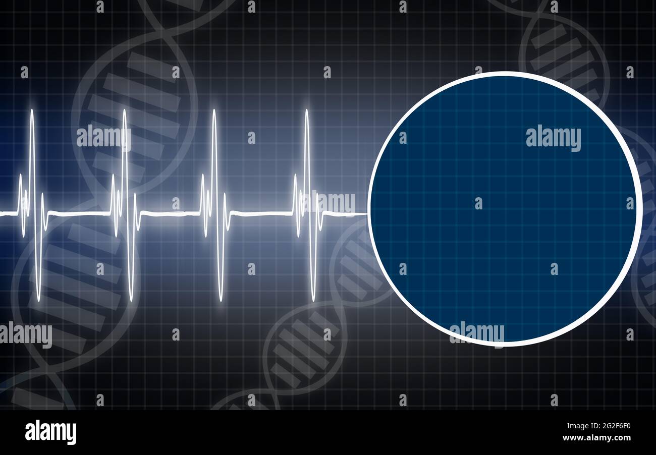 Abstract medical background with DNA structure, 3D rendering Stock ...