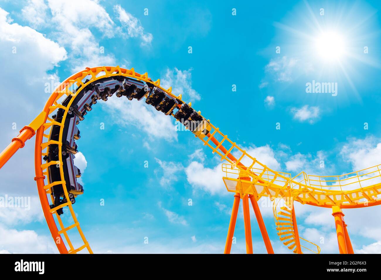 Rollercoaster ride kids hi-res stock photography and images - Alamy