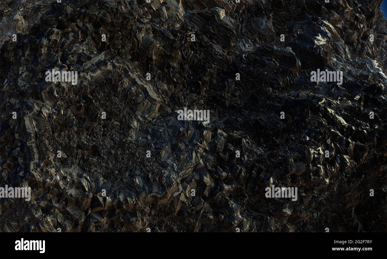 Fine image of black marble stone background. Black granite rock Stock ...