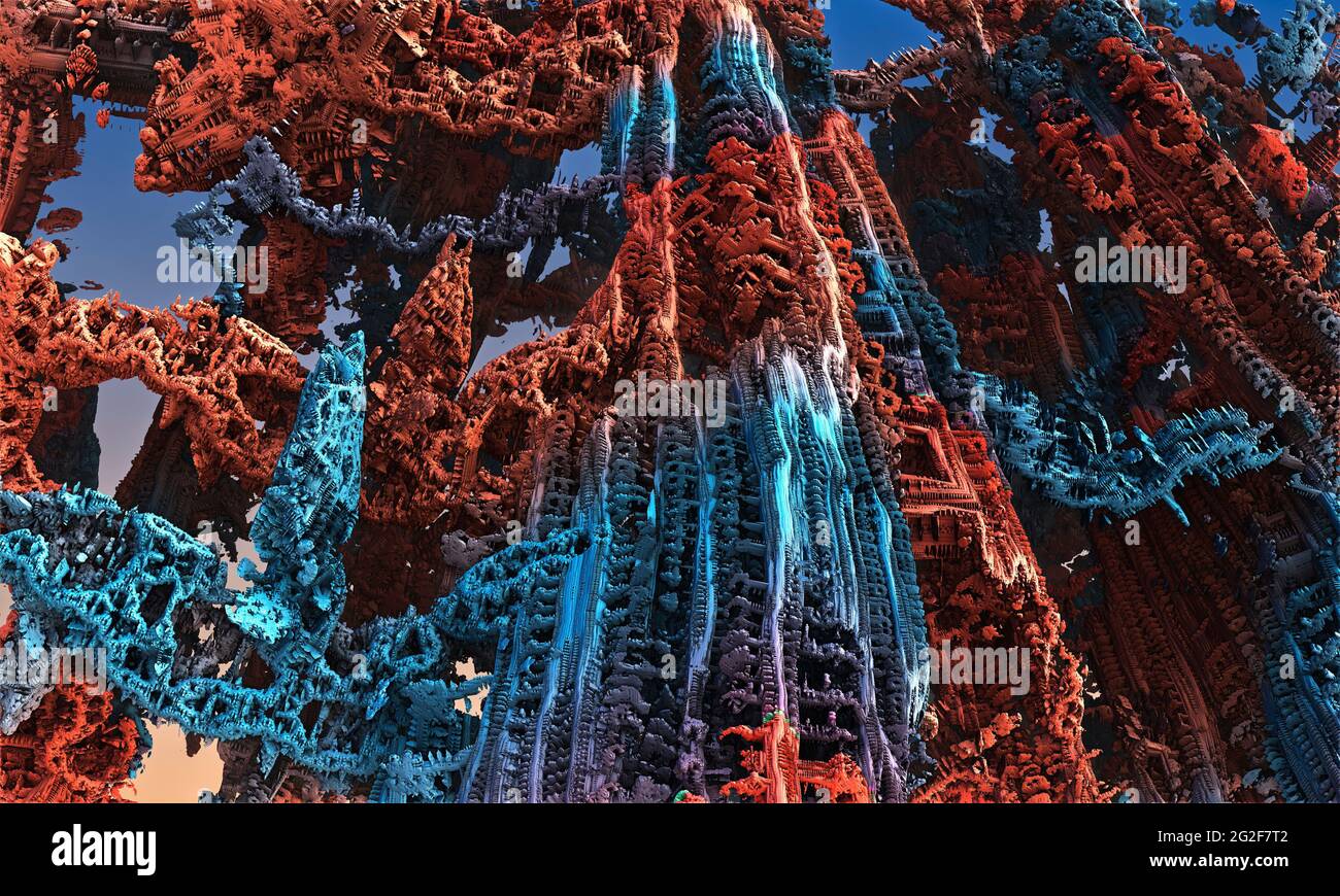 Fractal columns hi-res stock photography and images - Alamy