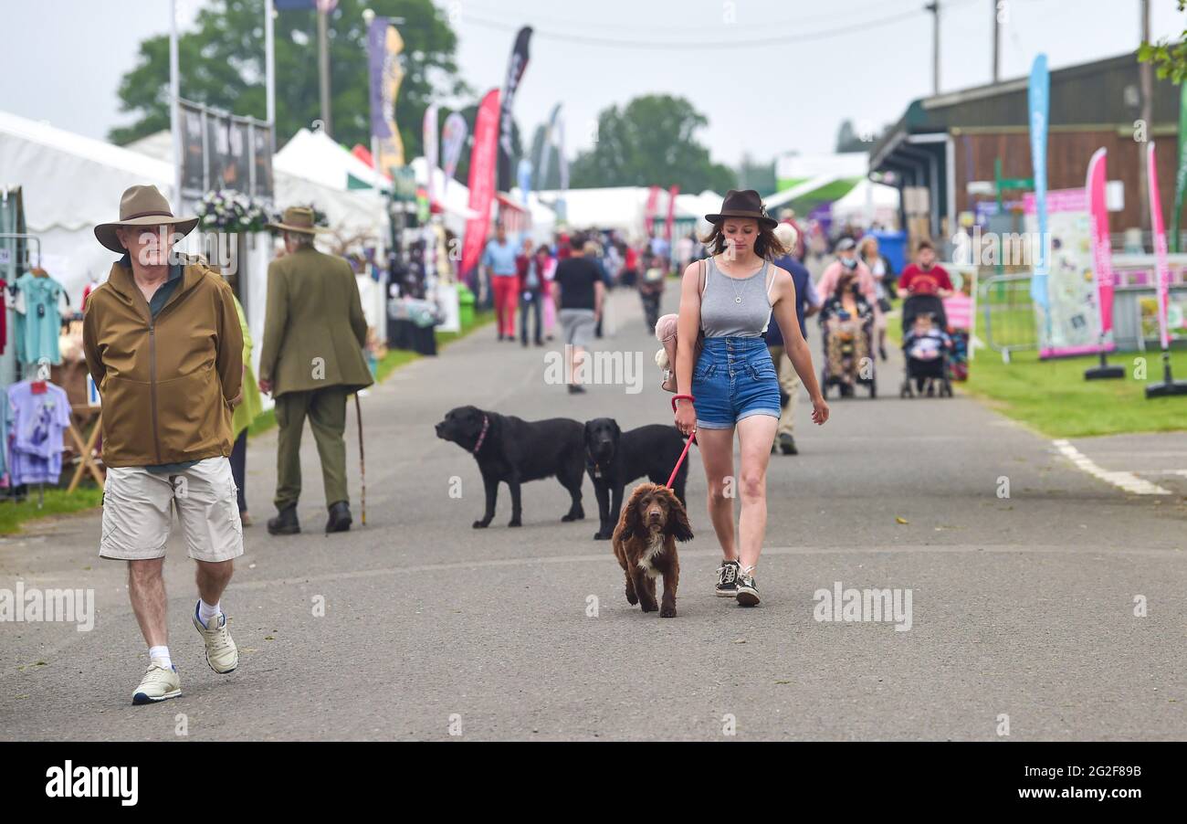 Ardingly Sussex, UK. 11th June, 2021. The first visitors arrive for the ...