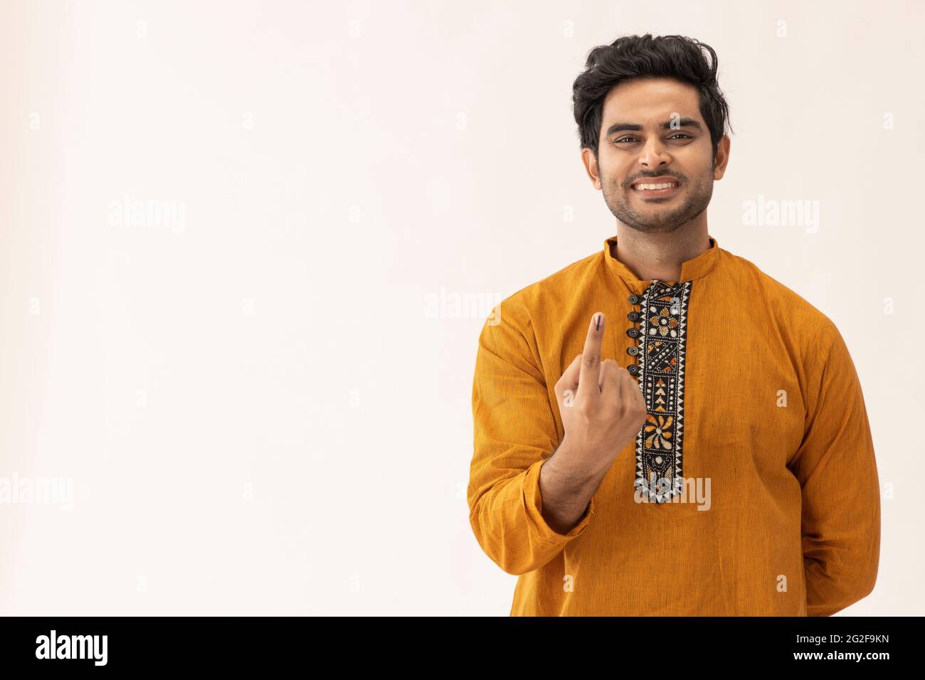 Indian young adult voting hi-res stock photography and images - Alamy
