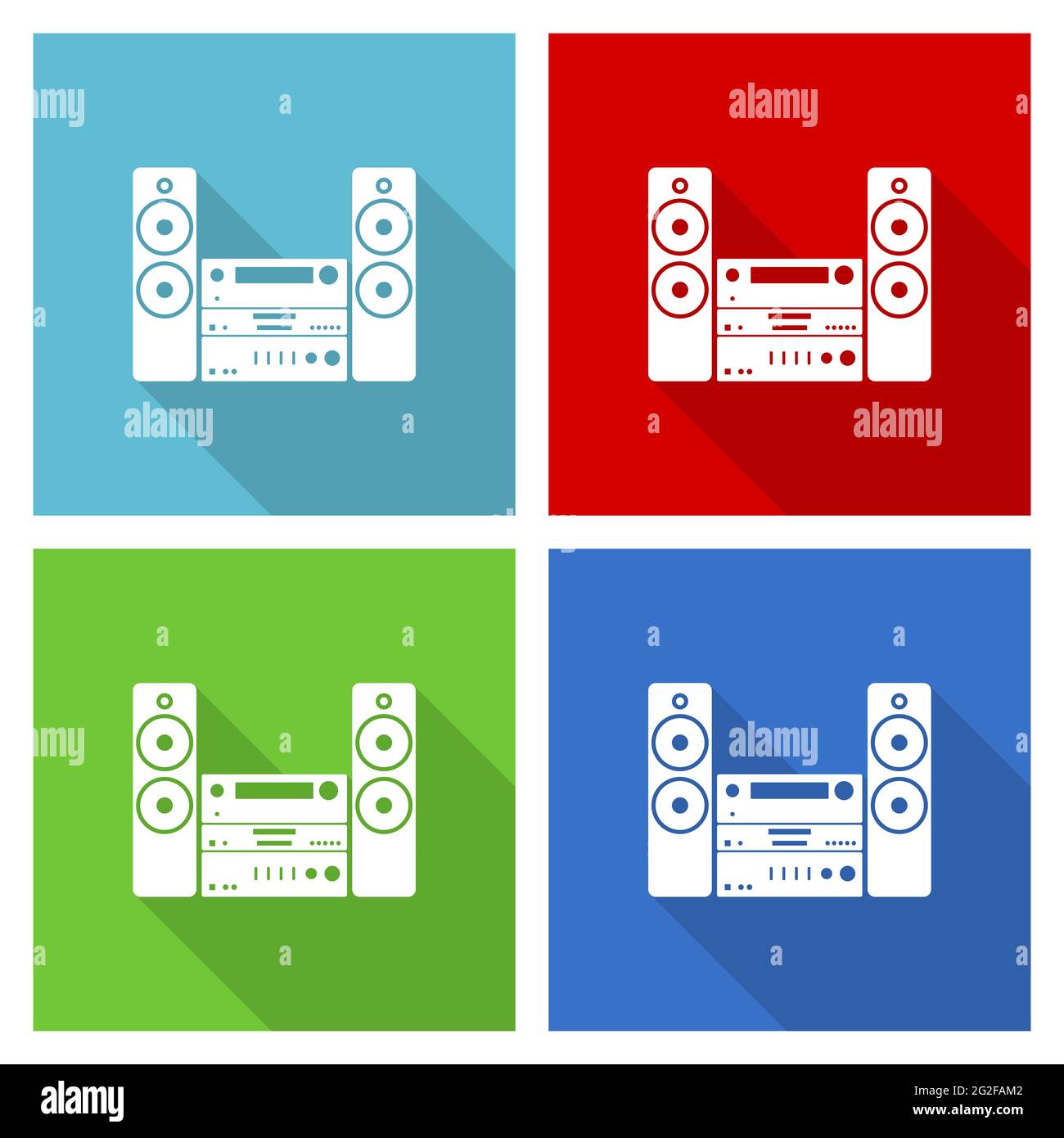 Hi fi set vector vectors hi-res stock photography and images - Alamy