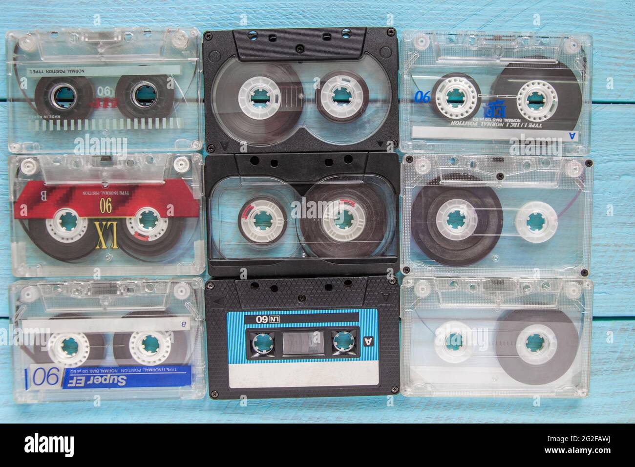 Old audio cassettes hi-res stock photography and images - Alamy