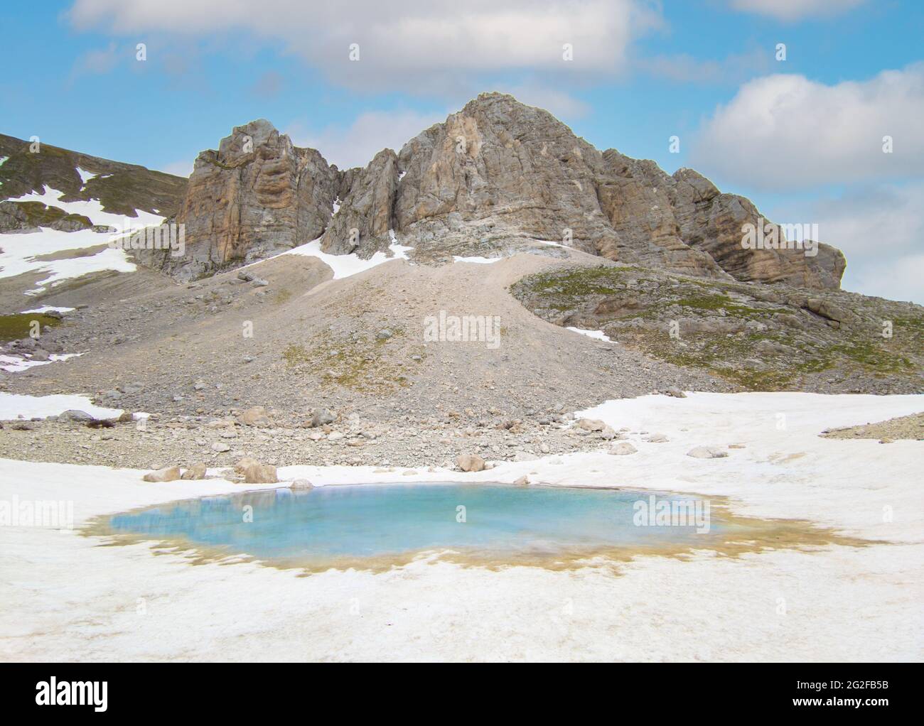 Monte Redentore and Pilato lake (Italy) - The landscape summit of Mount ...