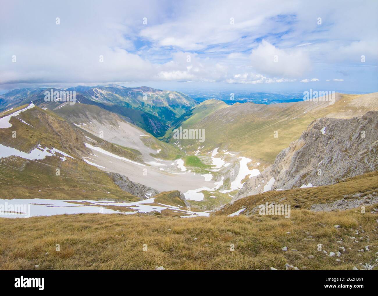 Monte Redentore and Pilato lake (Italy) - The landscape summit of Mount ...