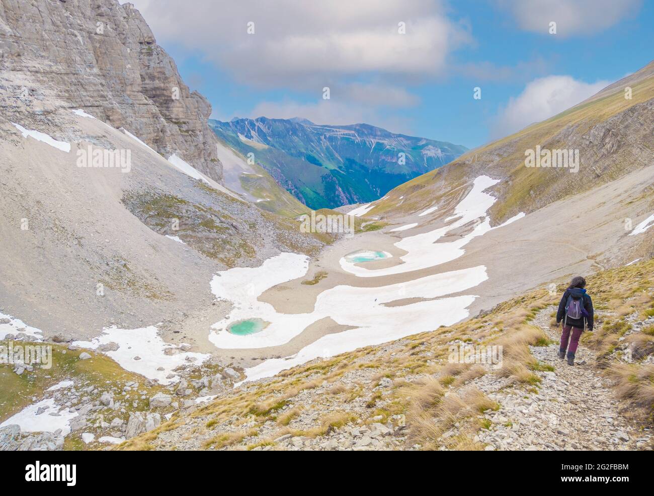 Monte Redentore and Pilato lake (Italy) - The landscape summit of Mount ...