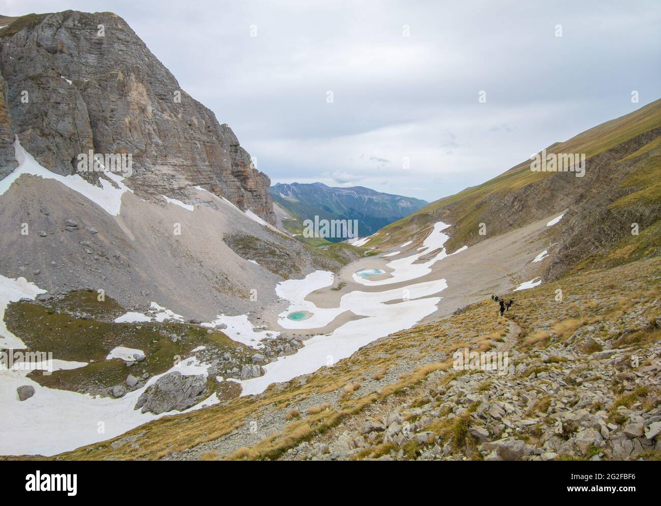 Monte Redentore and Pilato lake (Italy) - The landscape summit of Mount ...