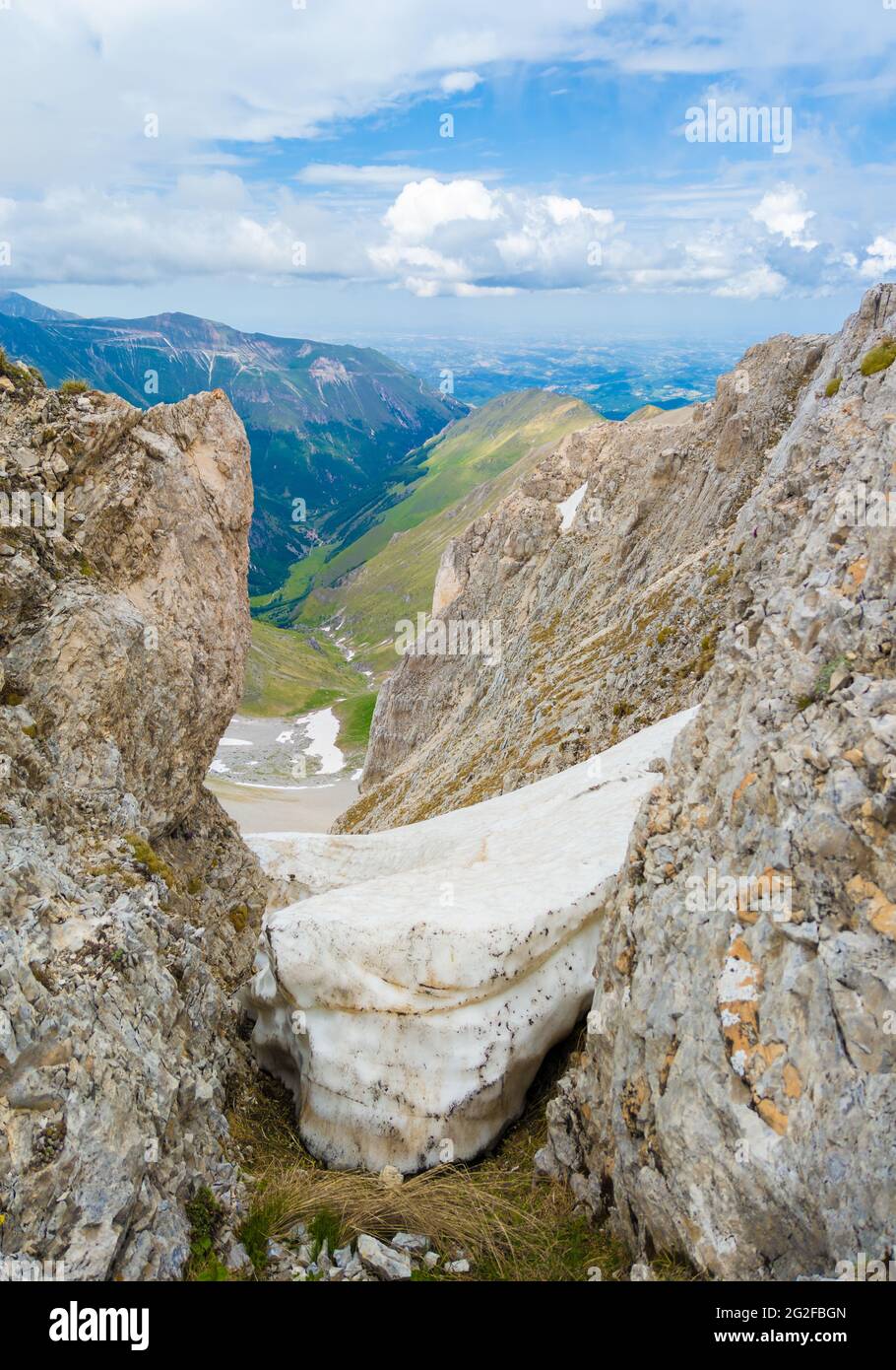 Monte Redentore and Pilato lake (Italy) - The landscape summit of Mount ...
