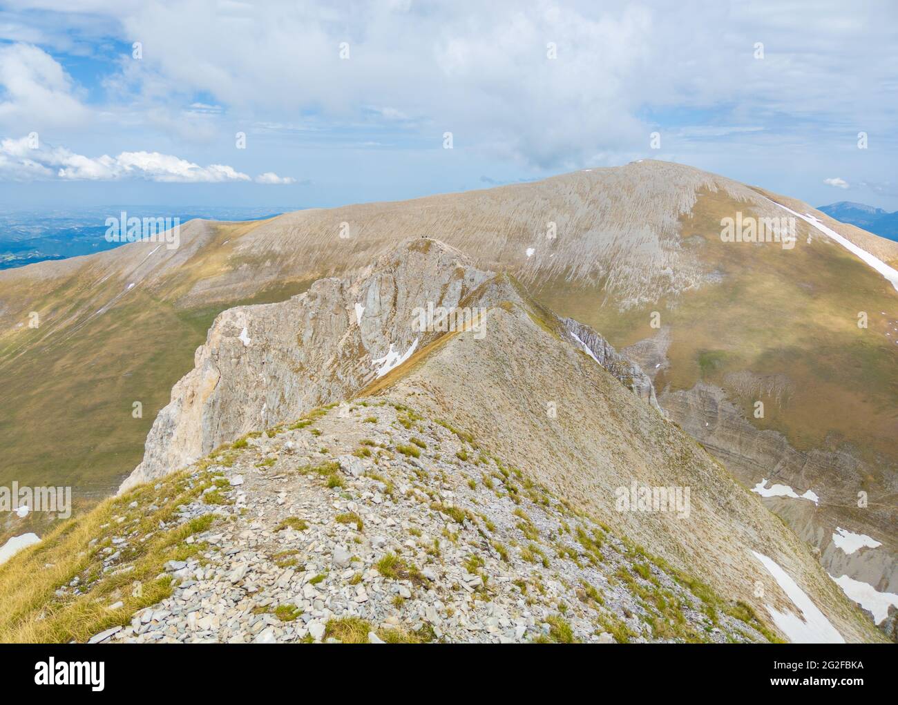 Monte Redentore and Pilato lake (Italy) - The landscape summit of Mount ...