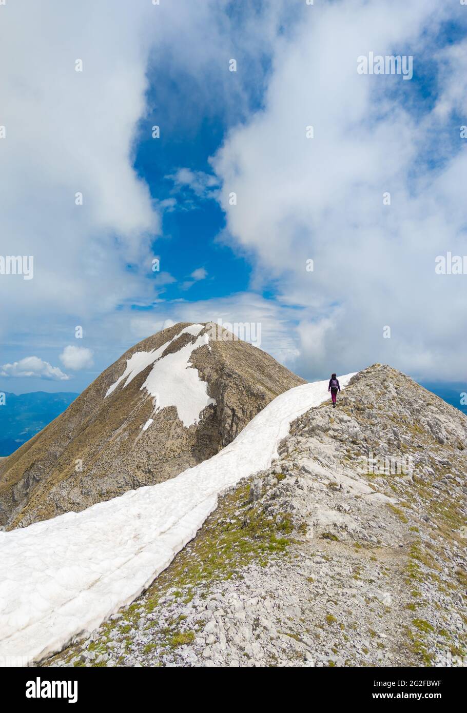 Monte Redentore and Pilato lake (Italy) - The landscape summit of Mount ...