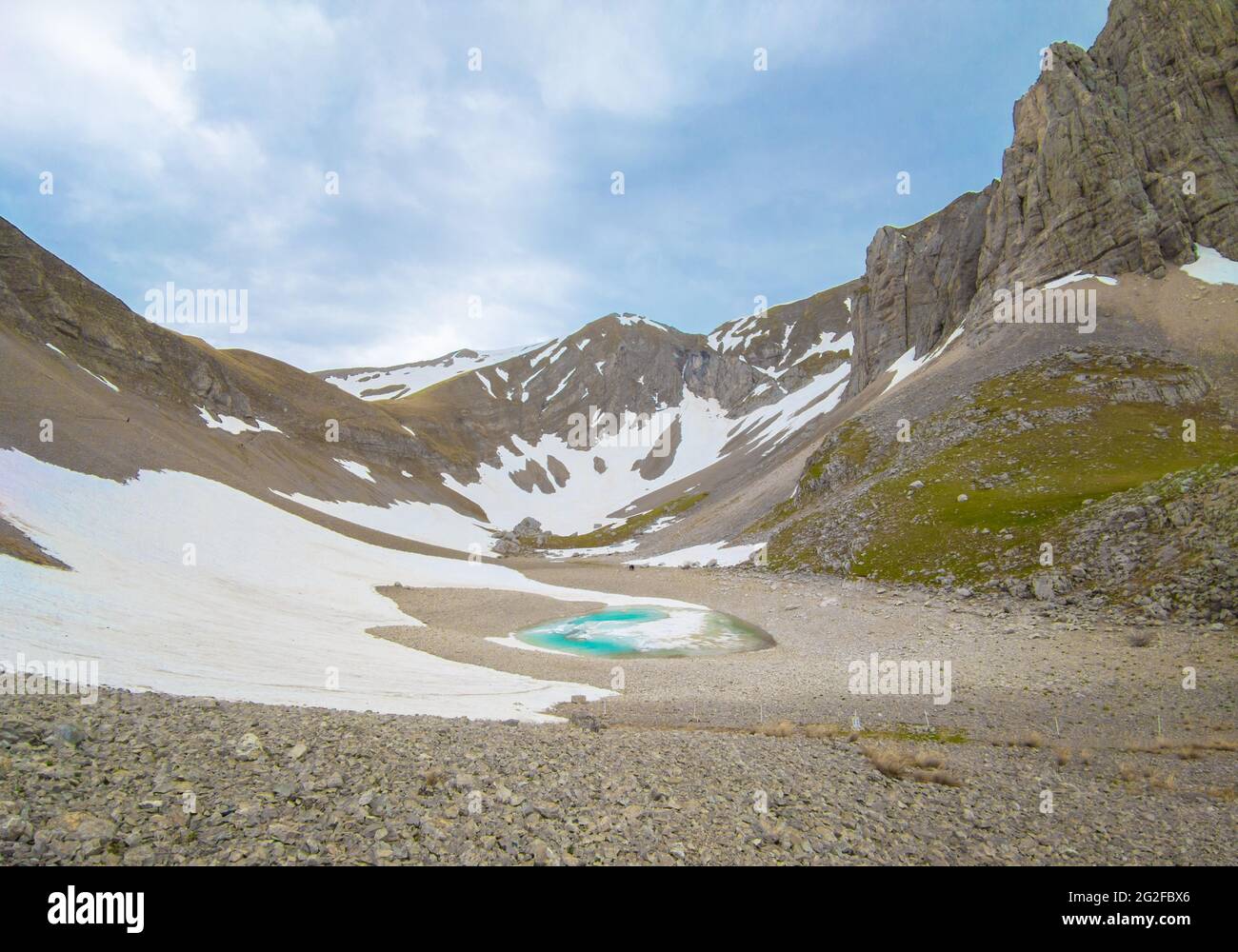 Monte Redentore and Pilato lake (Italy) - The landscape summit of Mount ...