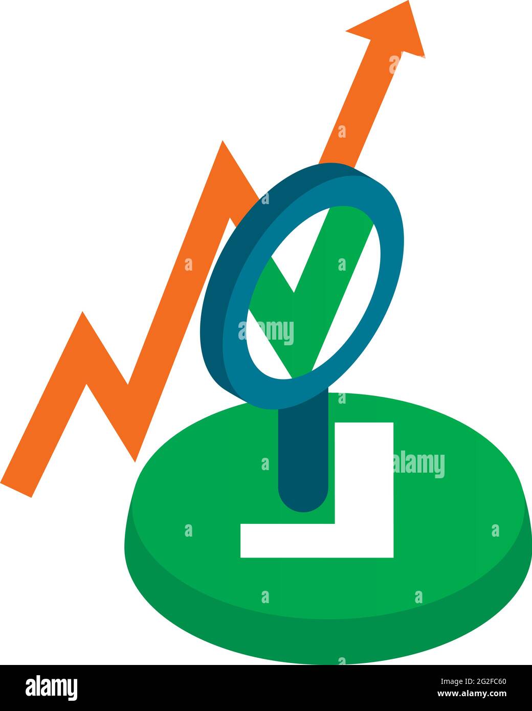 Right choice icon. Isometric illustration of right choice vector icon ...