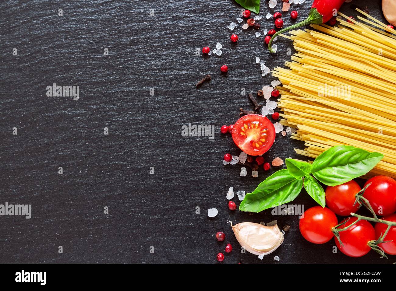 Italian food background menu hi-res stock photography and images - Alamy