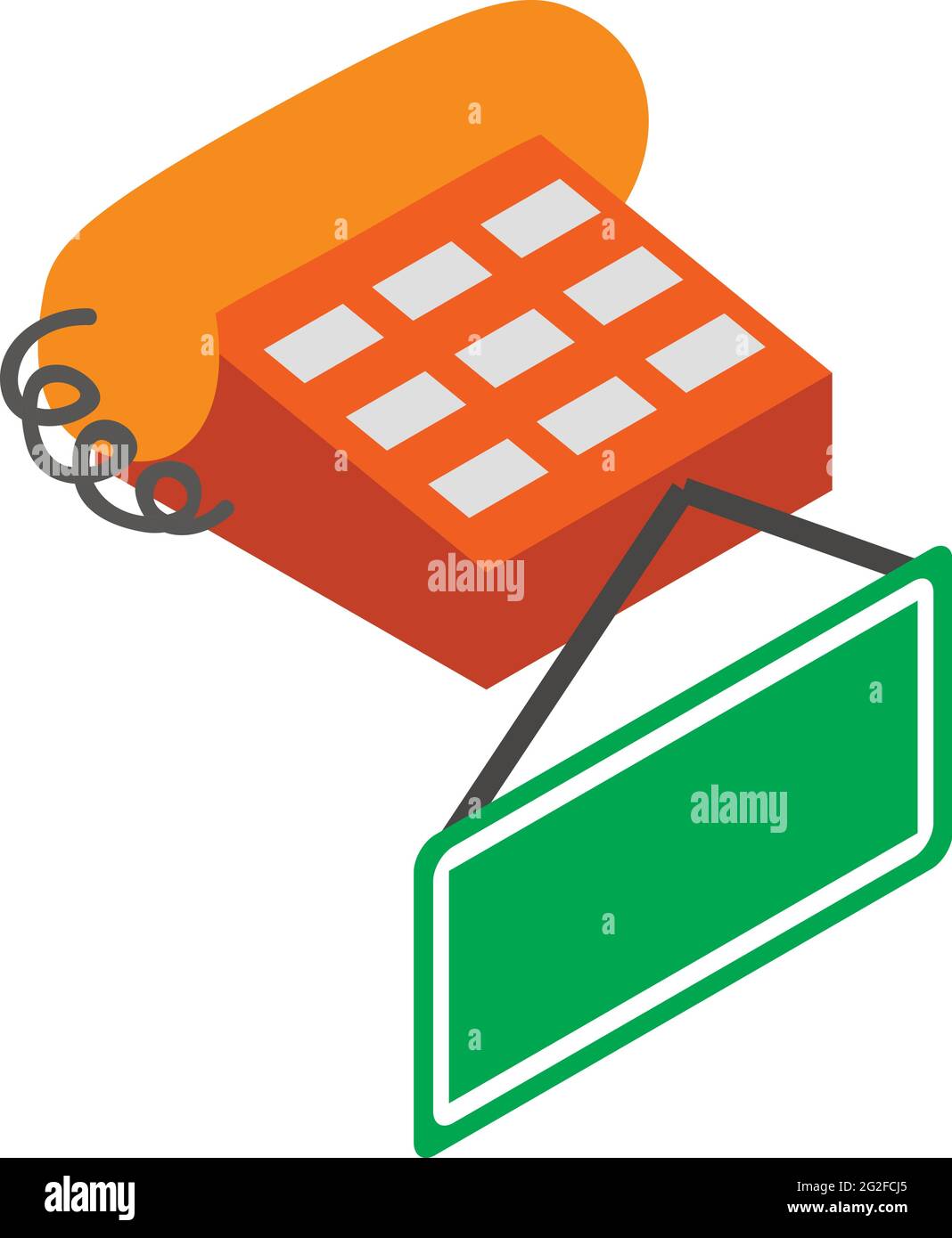 Help desk icon. Isometric illustration of help desk vector icon for web ...