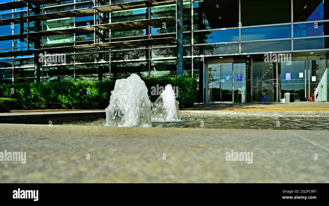 Water fountain at eye level Stock Photo - Alamy