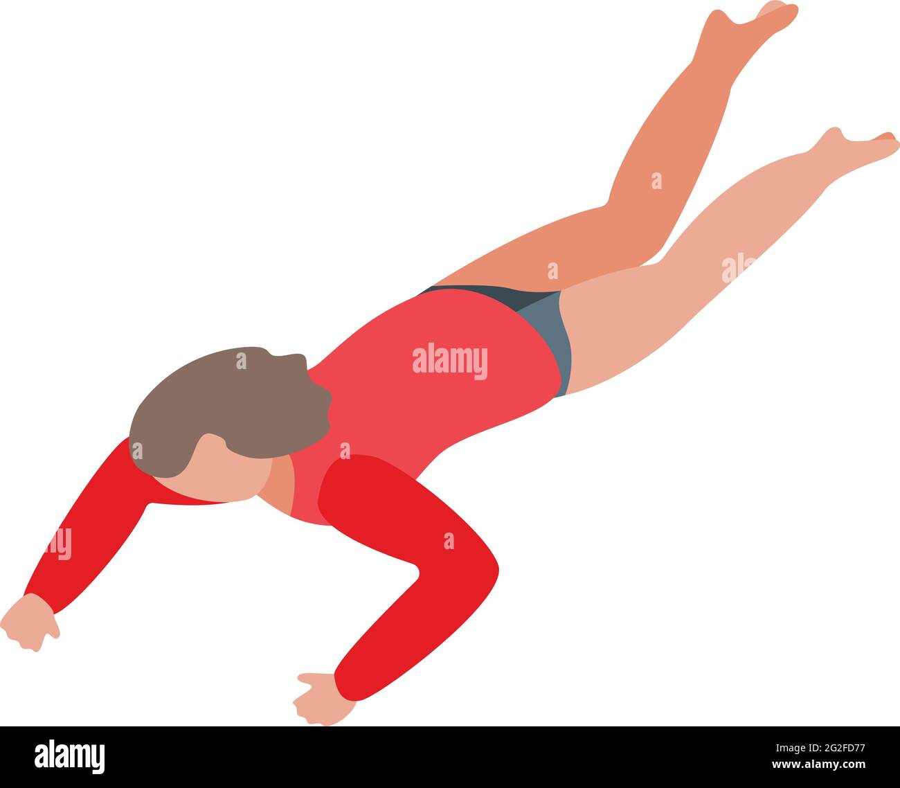 Floating man icon. Isometric of Floating man vector icon for web design ...