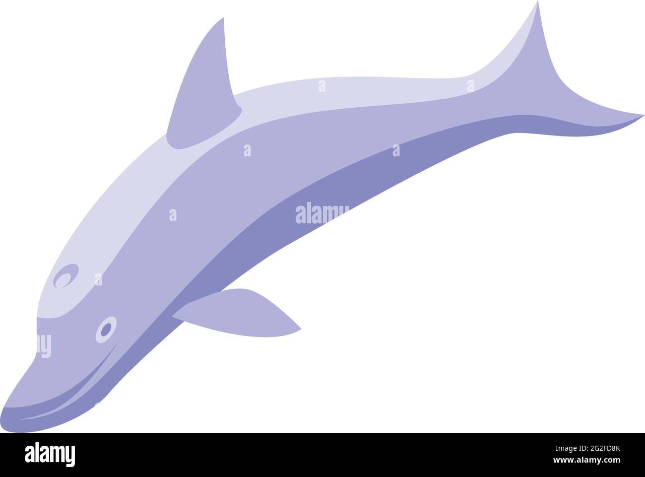 Sea dolphin icon. Isometric of Sea dolphin vector icon for web design ...