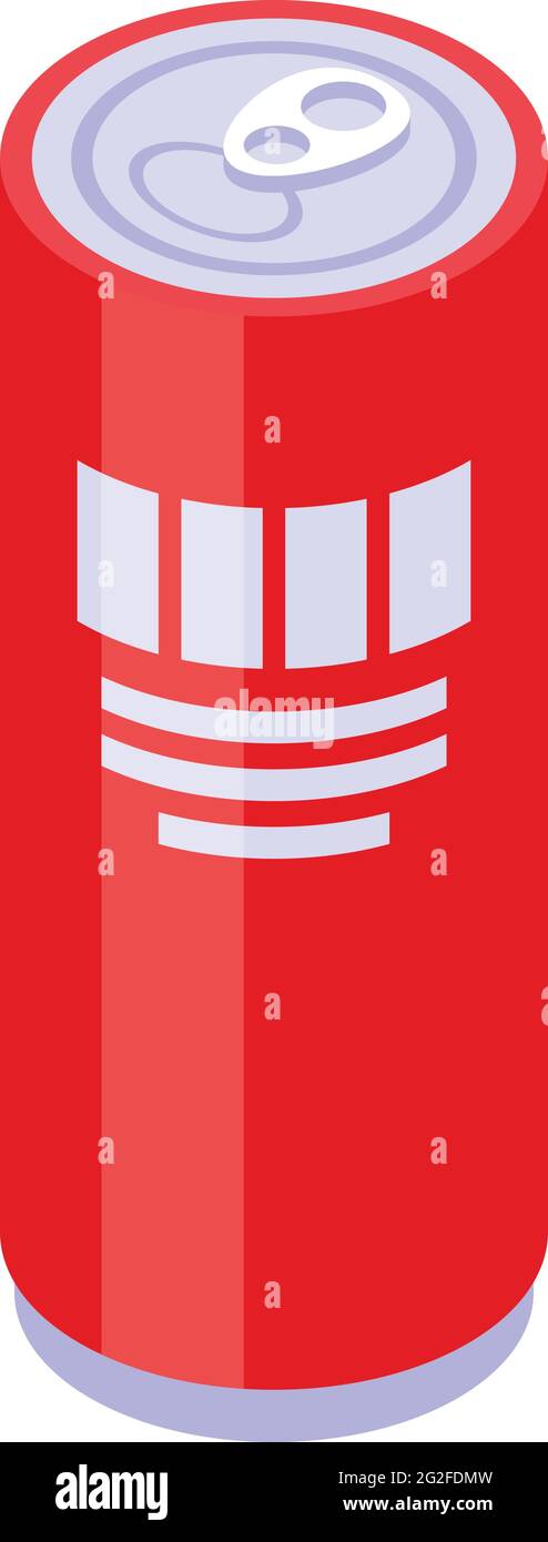 Soda can icon. Isometric of Soda can vector icon for web design ...