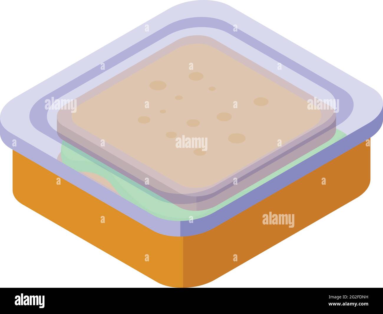 Food box icon. Isometric of Food box vector icon for web design ...