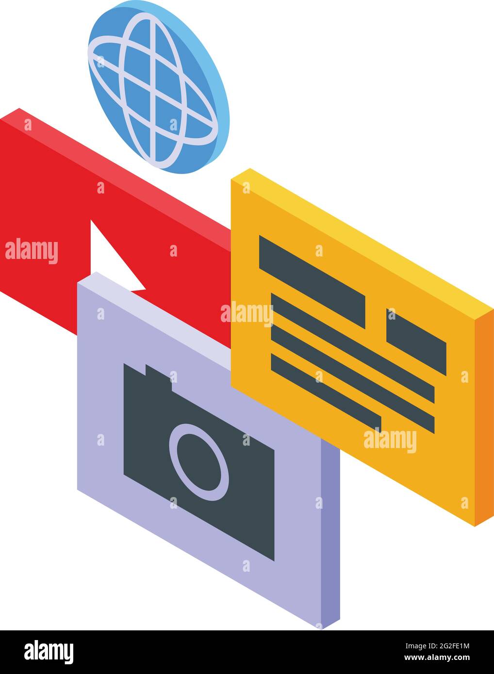 Applications icon. Isometric of Applications vector icon for web design ...