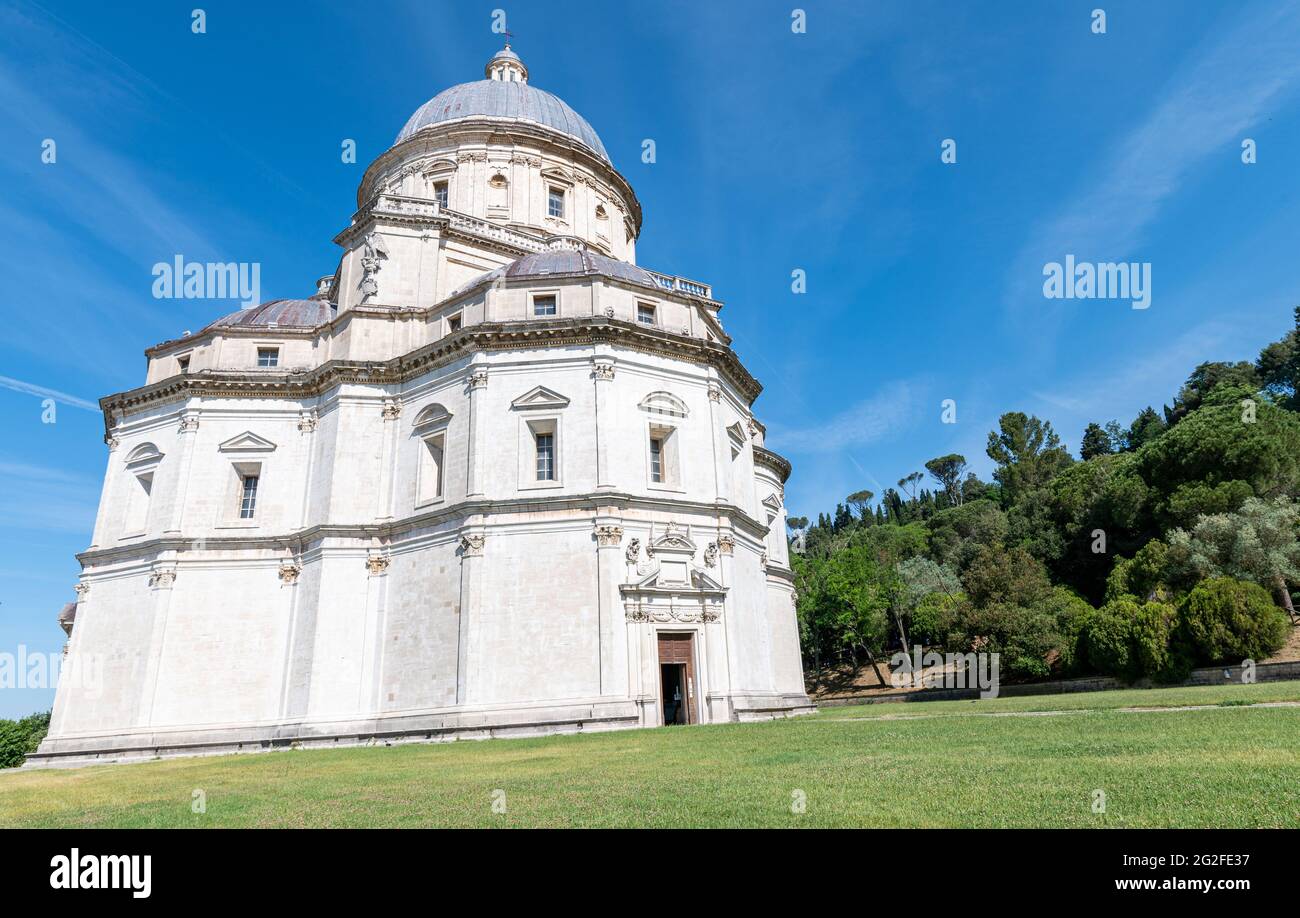 todi church of Santa Maria della consolazione outside the town walls ...
