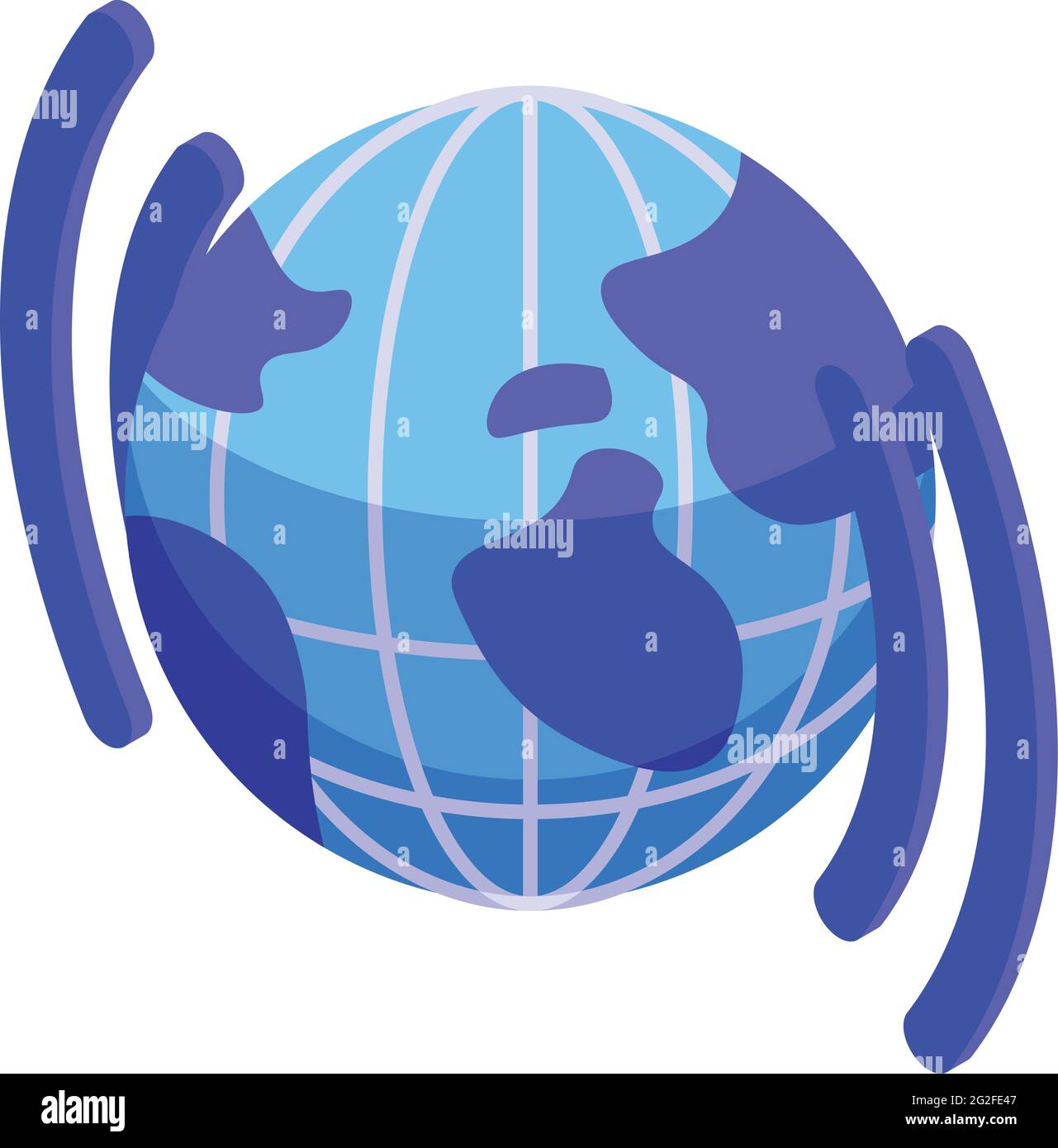 Global network icon. Isometric of Global network vector icon for web ...