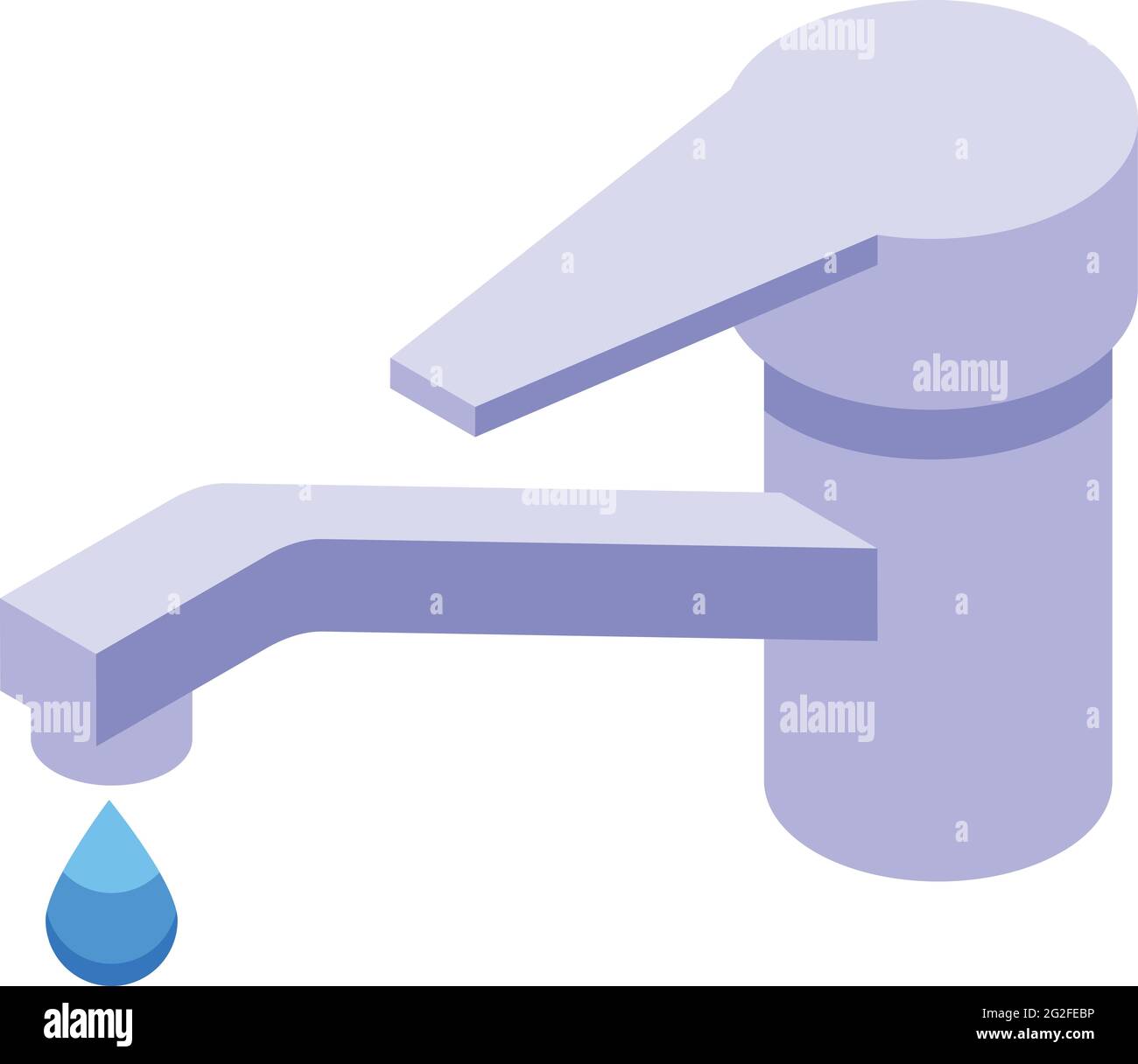 Water payment cancellation icon. Isometric of Water payment ...