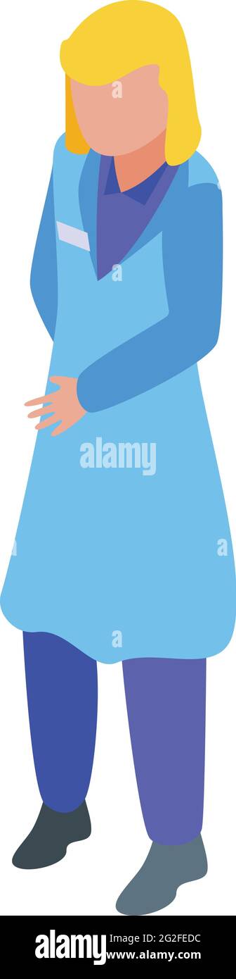 Human resources woman icon. Isometric of Human resources woman vector ...