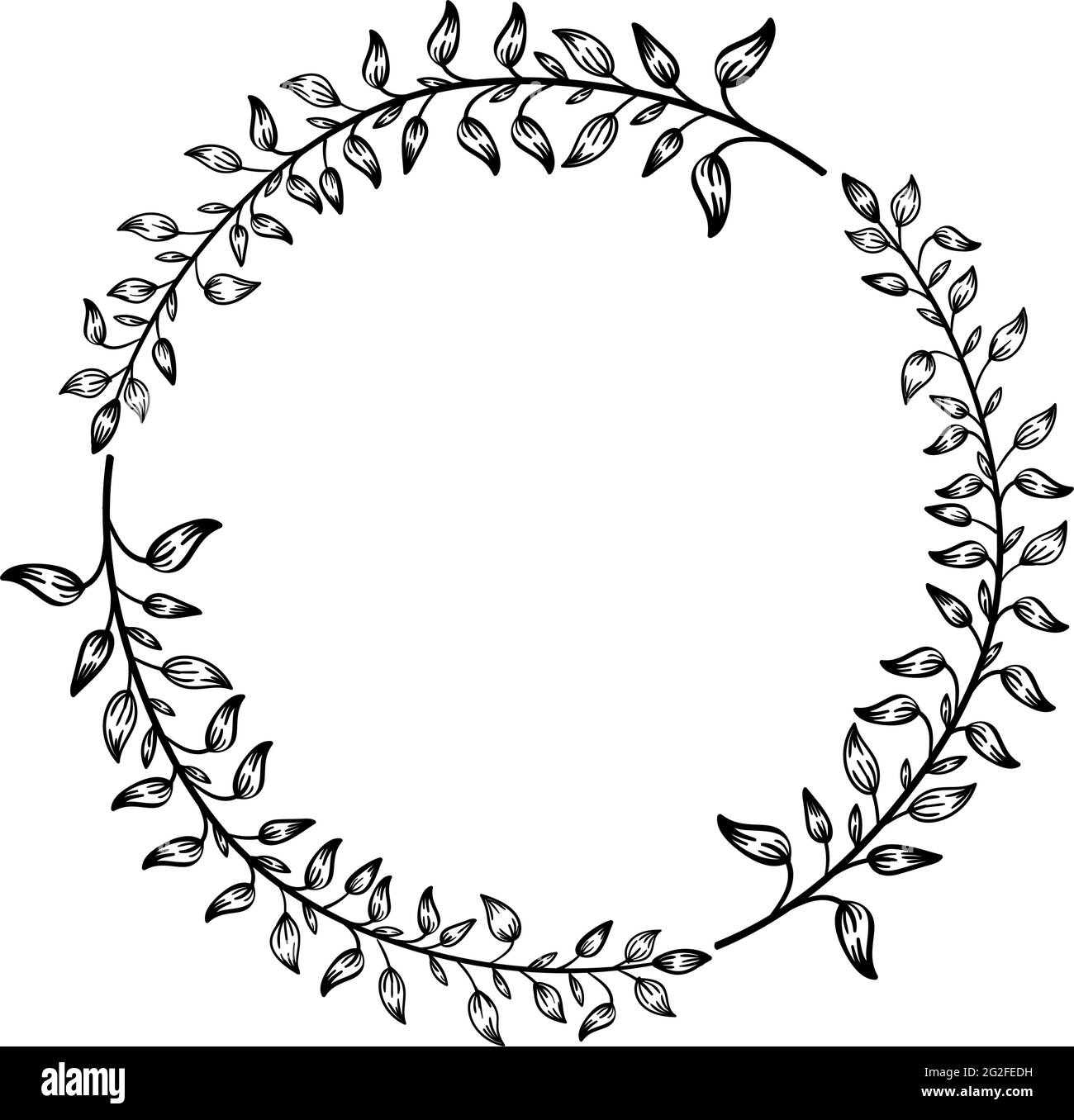 Leaf and circle hi-res stock photography and images - Alamy