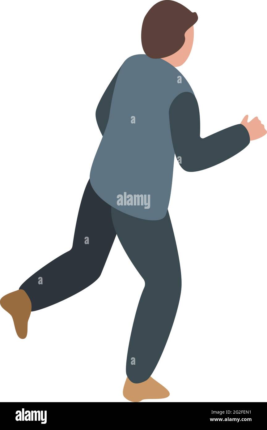 Manager rush job icon. Isometric of Manager rush job vector icon for ...