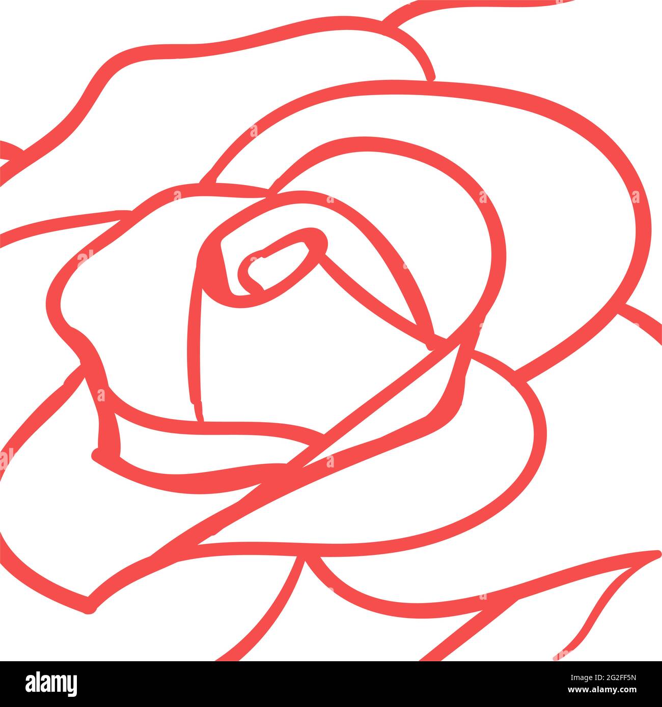 Simple black and white rose vector hi-res stock photography and images ...