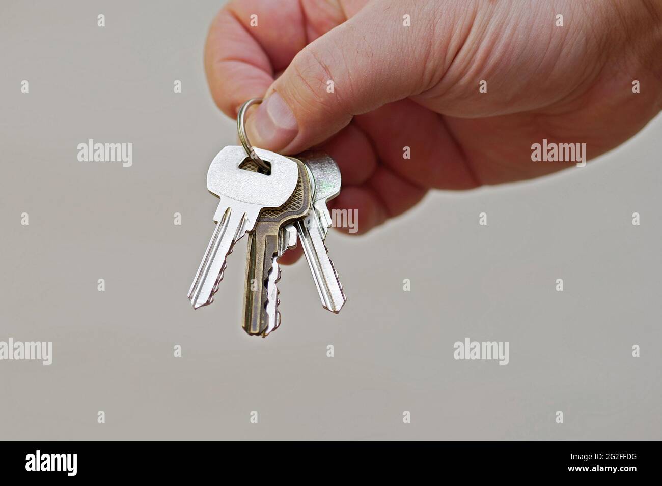 Keys on ring hi-res stock photography and images - Alamy