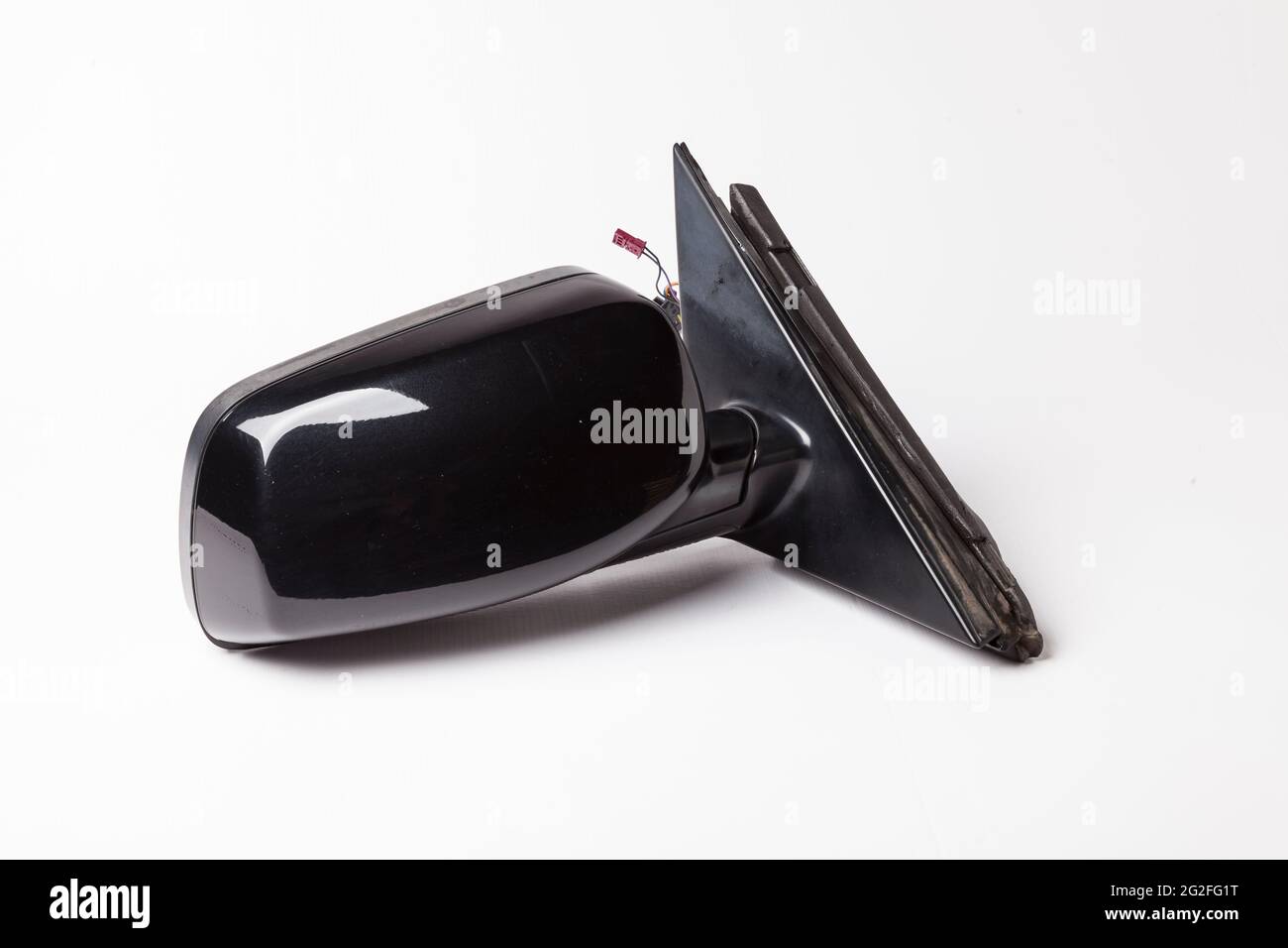 Blank empty screen Rearview car Mirror on white isolated background ...