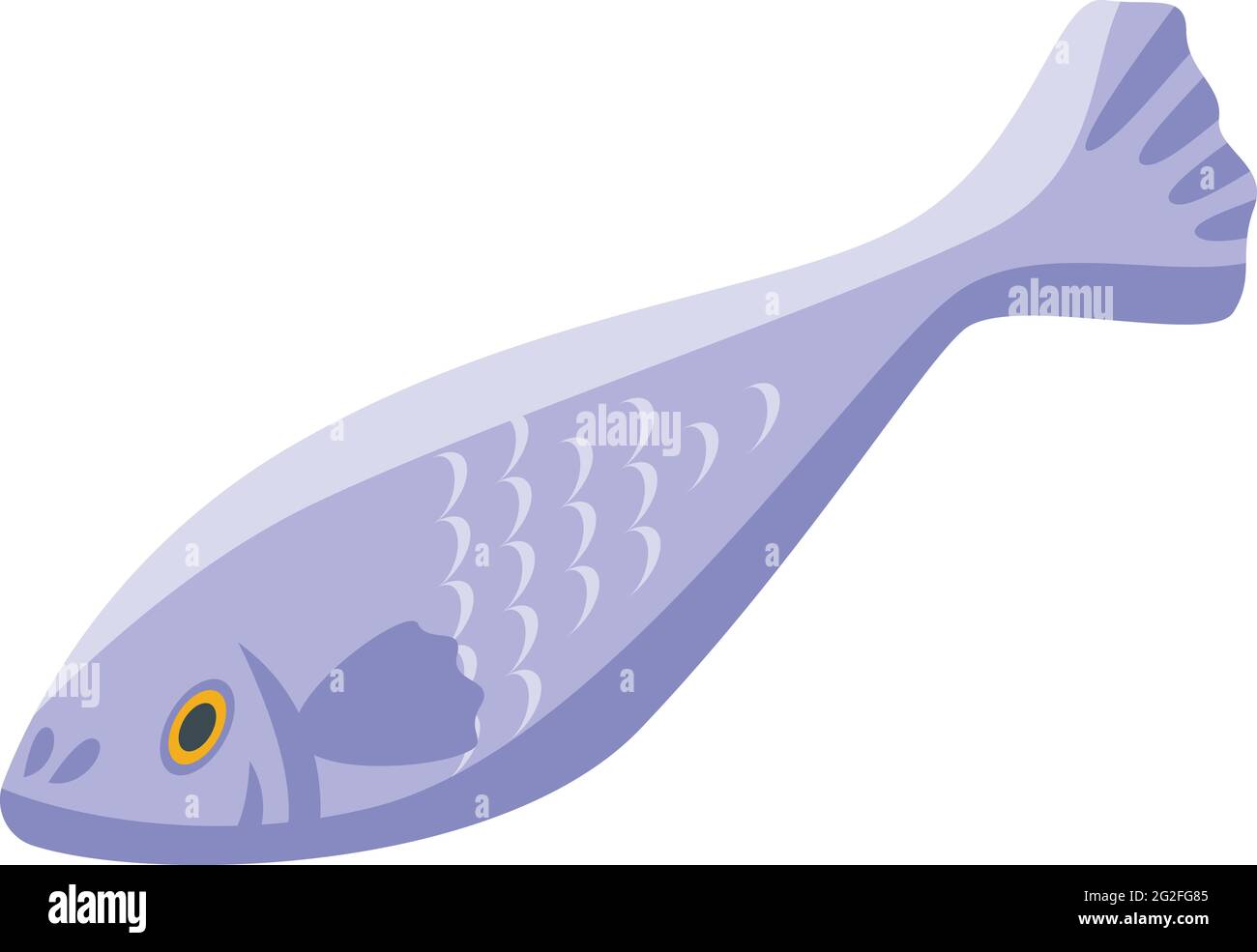 Fish protein icon. Isometric of Fish protein vector icon for web design ...