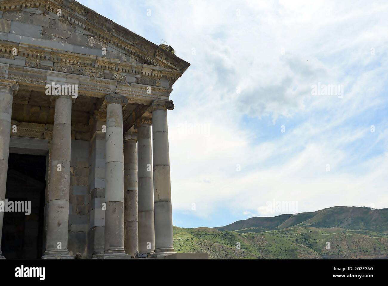 The temple of Garni is the only Greek-Roman colonnaded temple left in ...