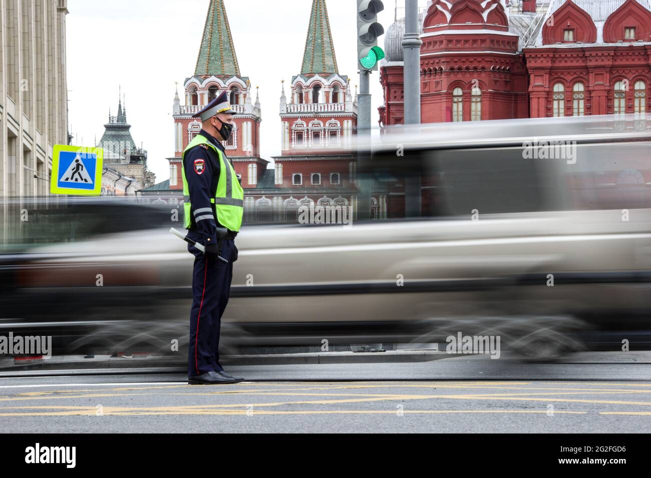 Different types of vehicles on Moscow streets Stock Photo - Alamy
