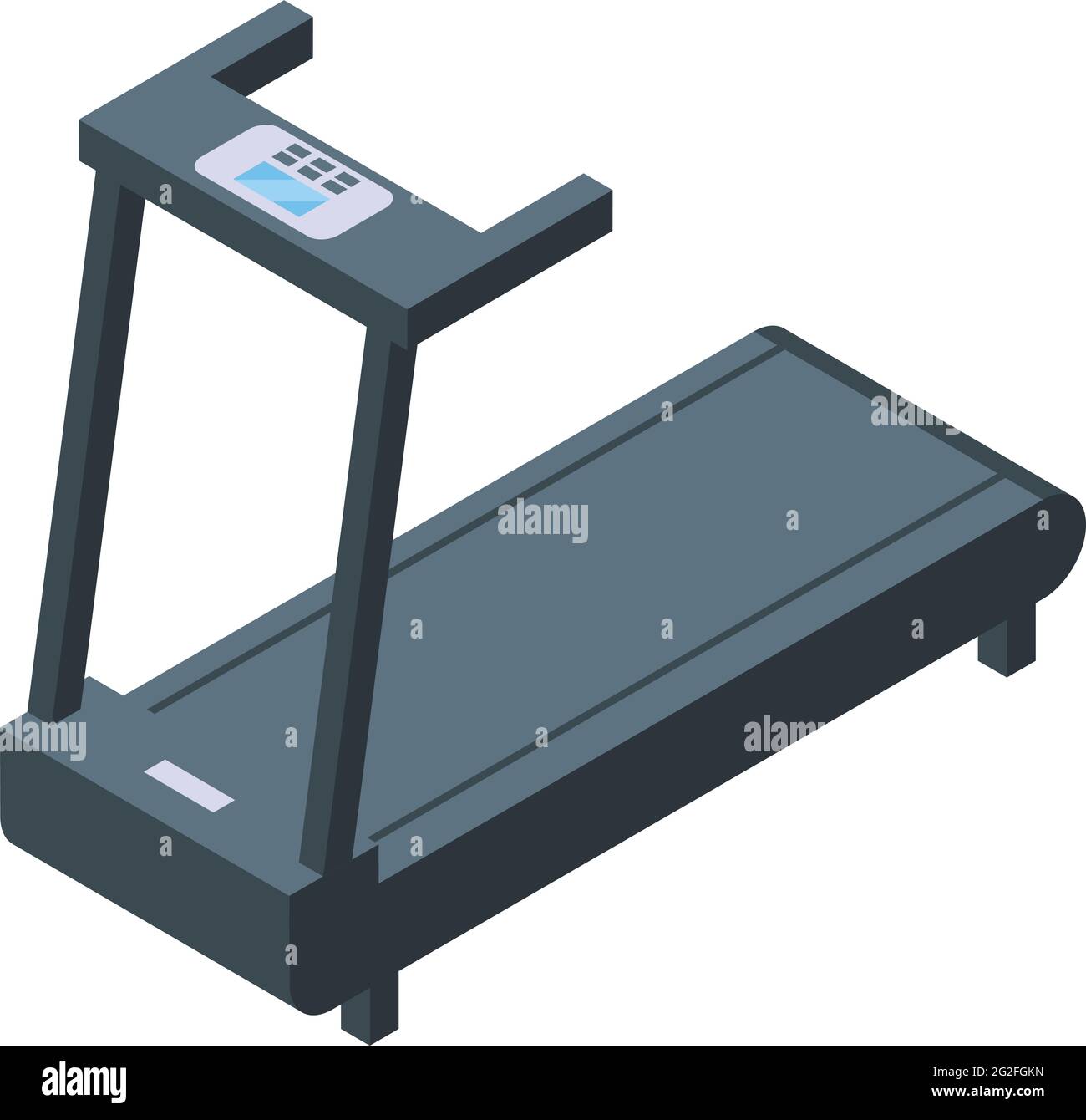 Fitness treadmill icon. Isometric of Fitness treadmill vector icon for ...