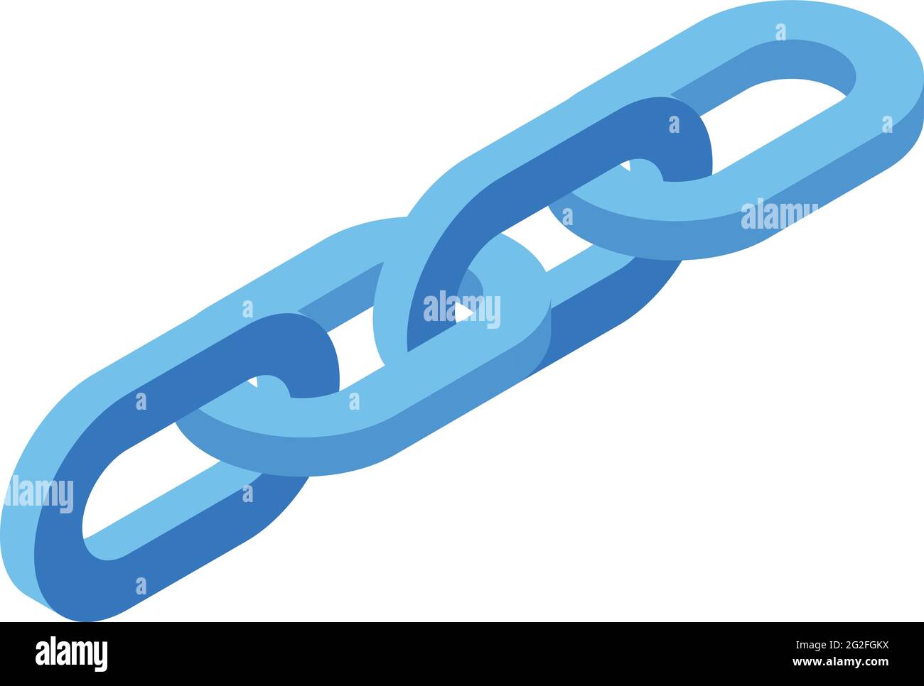 Block chain icon. Isometric of Block chain vector icon for web design ...