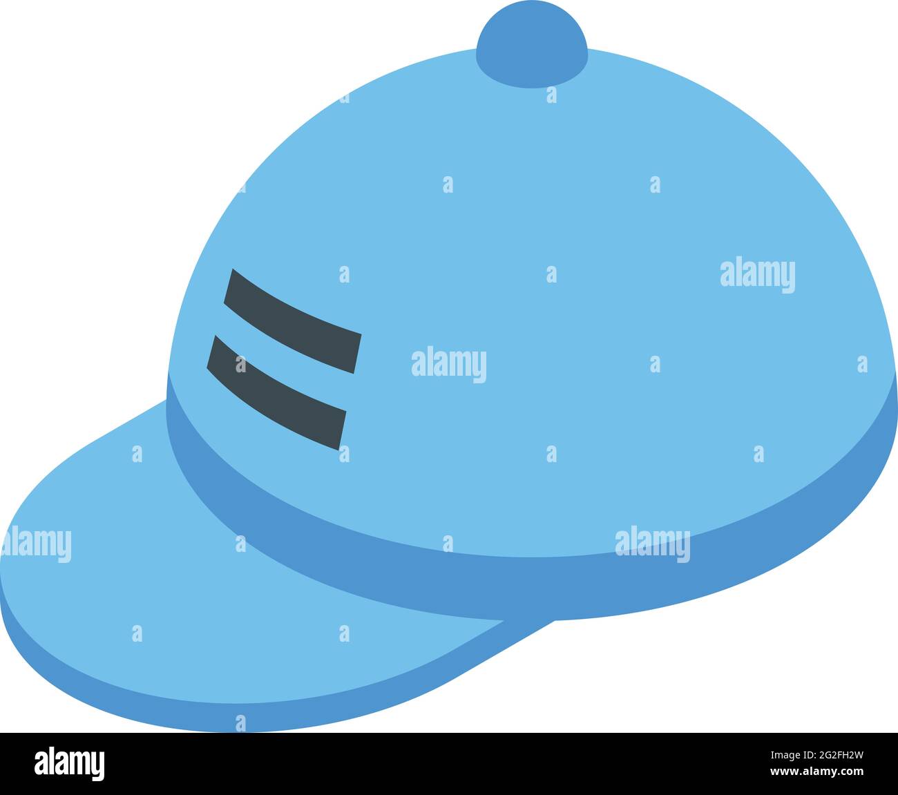 Baseball cap digital printing icon. Isometric of Baseball cap digital ...