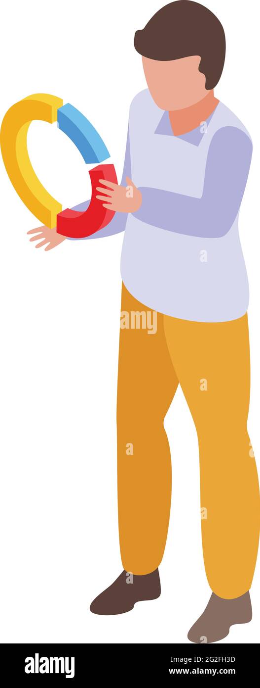 Bitcoin buyer icon. Isometric of Bitcoin buyer vector icon for web ...