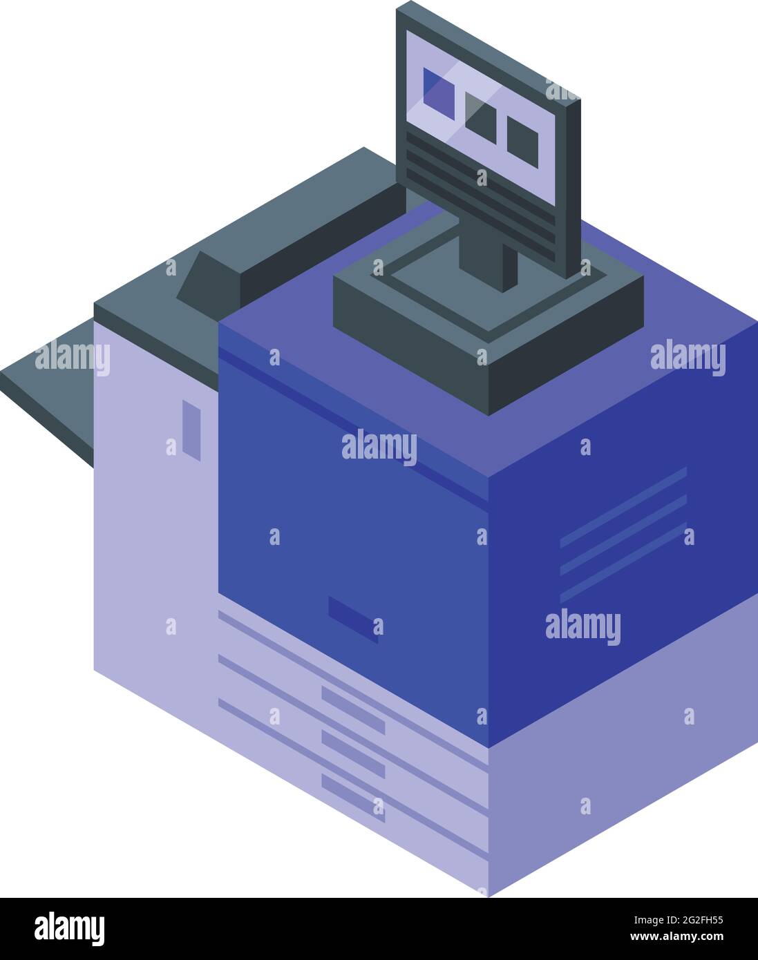 Office digital printing icon. Isometric of Office digital printing ... Office digital printing icon. Isometric of Office digital printing ...