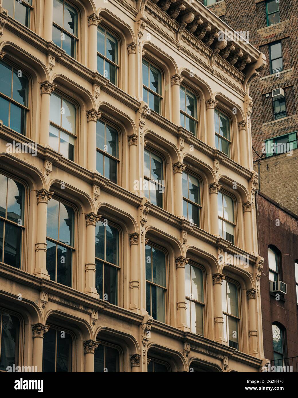 Architectural details in Soho, Manhattan, New York City Stock Photo - Alamy