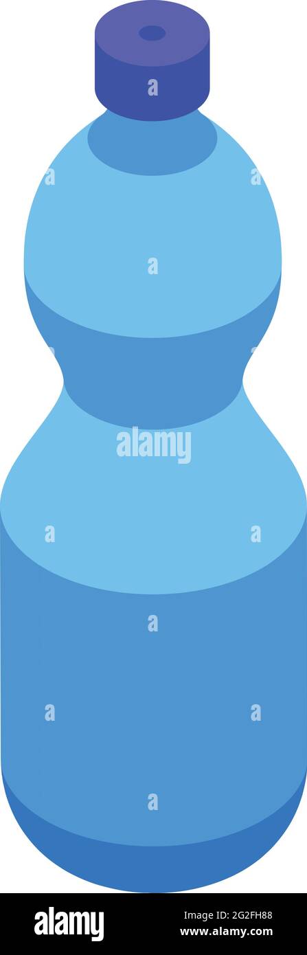 Mineral water bottle icon. Isometric of Mineral water bottle vector ...